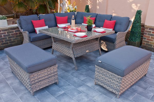 Corfu Woodash Modular Dining Set – Firmans Direct