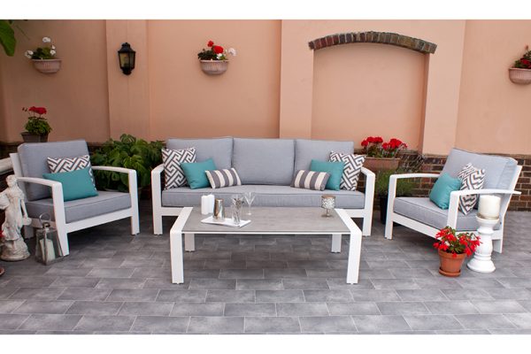 St. Lucia 3 Seater Sofa Set – Firmans Direct